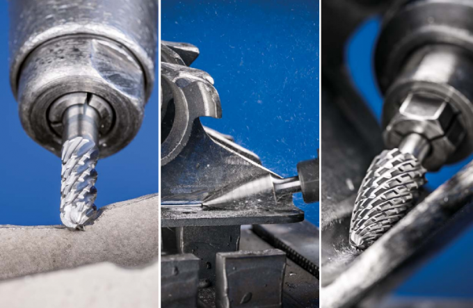 Tipped Die Grinder Deburring Bits SH Type Rotary Burr Tool Easy To Use