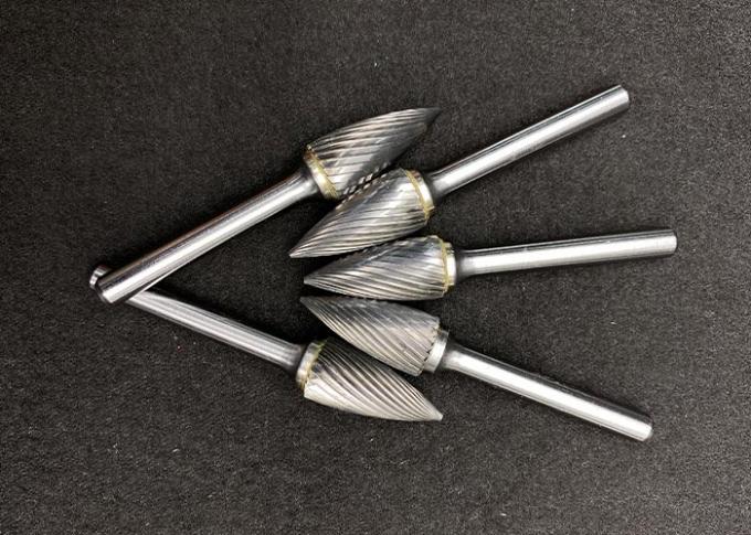Cylinder Double Cut Carbide Burr Uncoated Tungsten Rotary Deburring Tool