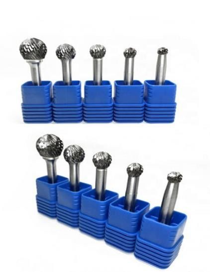 6mm Shank D Type Carbide Ball Burr for Aluminum Cutting