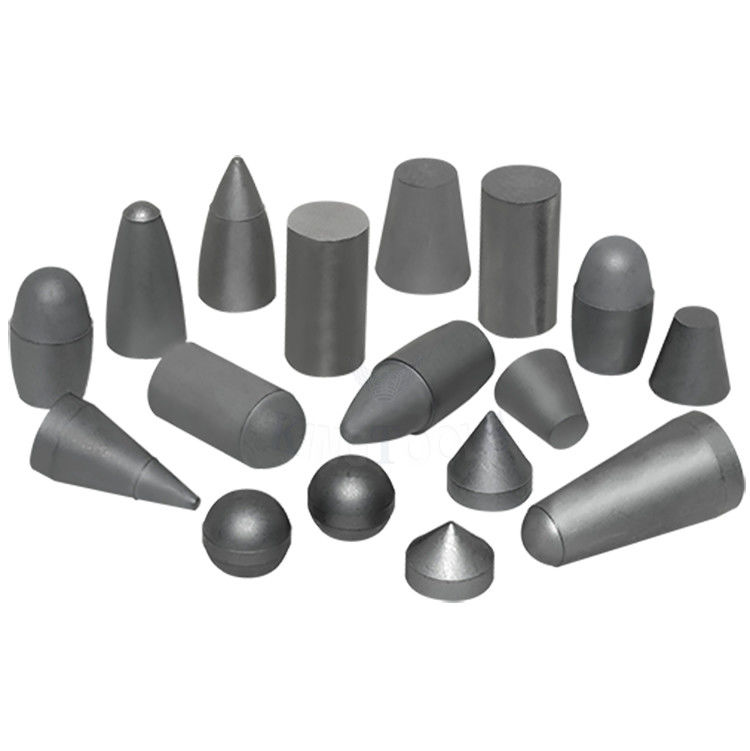 High Strength Cemented Solid Carbide Round Blanks For Tools Metal Grey ...