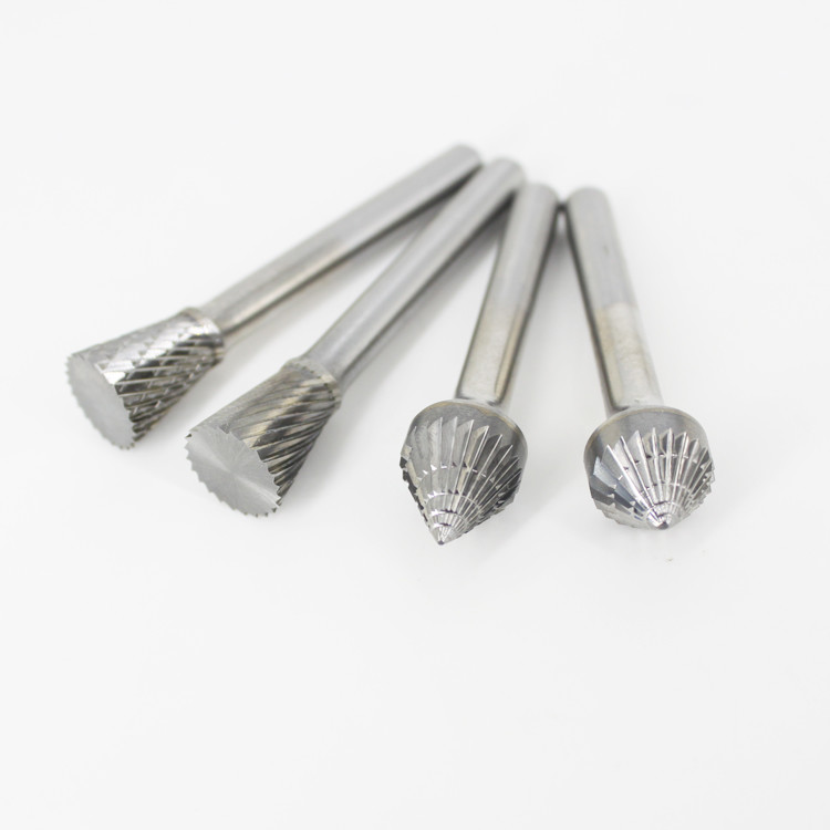 Tungsten Carbide Burr Bits For OEM Support Tooth Shape Single/ Double ...