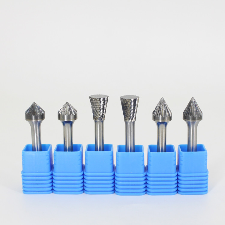 Tungsten Carbide Burr Bits For OEM Support Tooth Shape Single/ Double ...