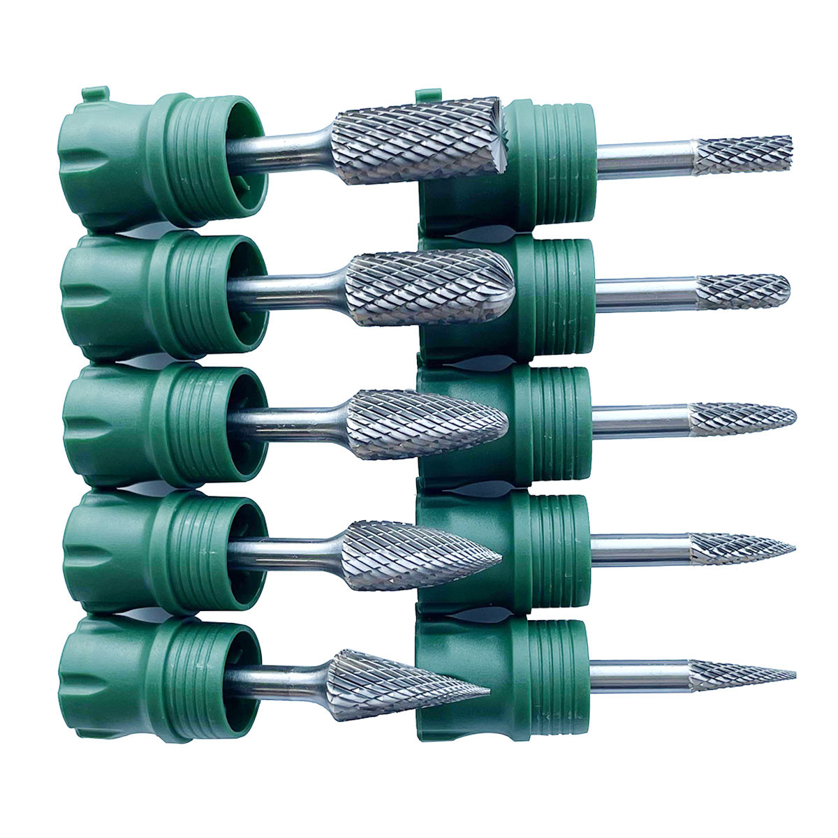 Type F 6MM 8MM 10MM 12MM Head Cut Dia Tungsten Carbide Burrs Bits Tree ...