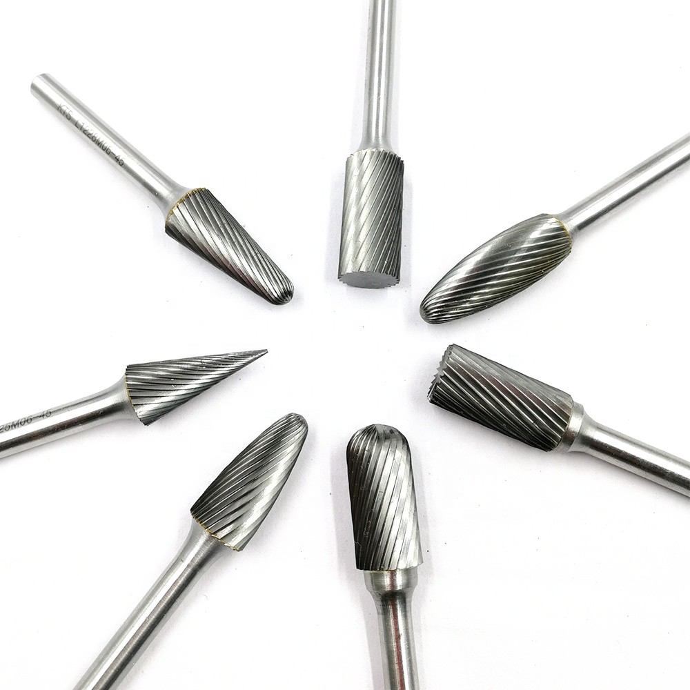 High Performance Rotary Deburring Bits Rotary Burrs For Metal ISO9001 ...