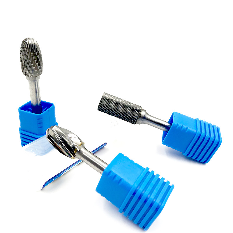 High Purity Carbide Ball Burr Long Die Grinder Bits A Shape Standard Cut