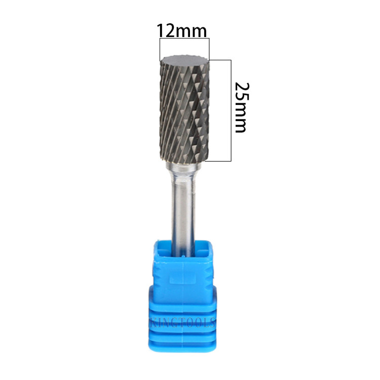 A/B/C Type Pointed 6mm Shank Carbide Cylindrical Rotary File For Wood ...