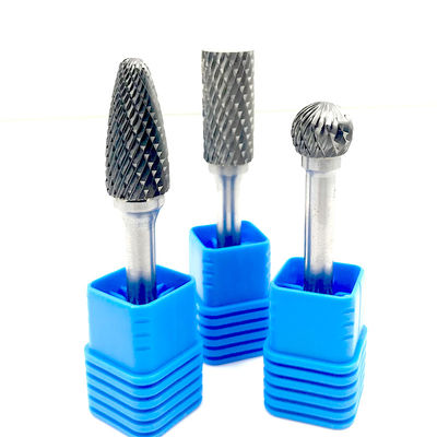 High Purity Carbide Ball Burr Long Die Grinder Bits A Shape Standard Cut